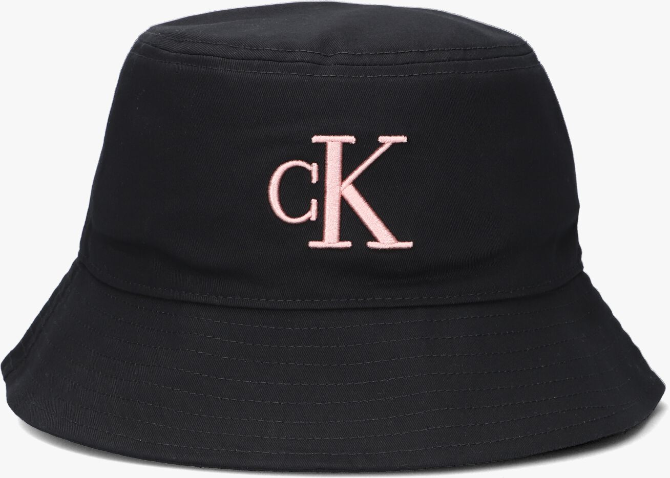 CALVIN KLEIN LOGO EMBROIDERY BUCKET HAT Chapeau en noir | Omoda