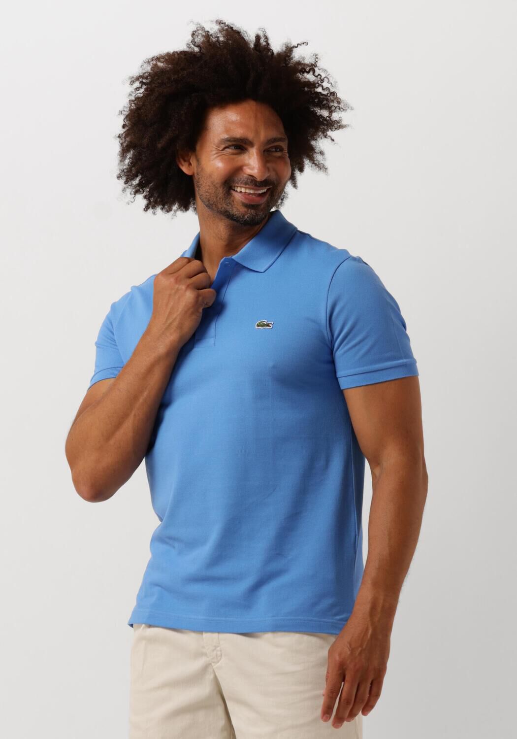 LACOSTE Polo 1HP3 MENS S S POLO 12 Bleu clair Omoda
