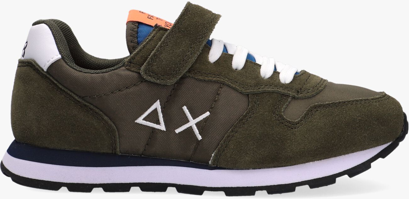 Groene SUN68 Lage sneakers BOYS TOM SOLID NYLON | Omoda