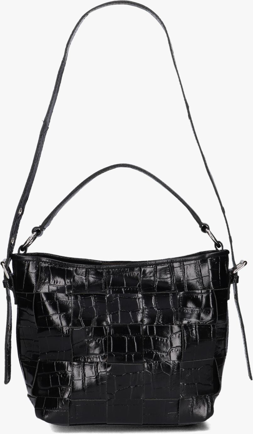 Zwarte NÚNOO Schoudertas SMALL CHIARA TEXAS | Omoda