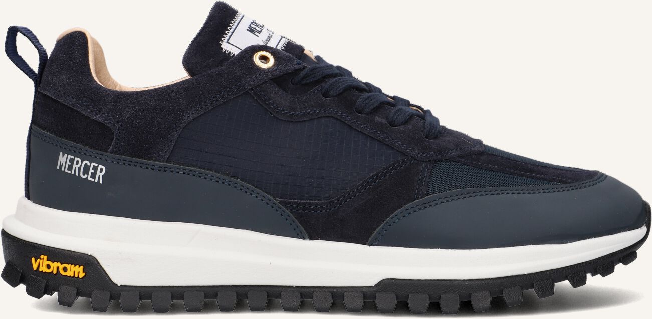 MERCER AMSTERDAM Baskets basses THE GLOBE en bleu | Omoda