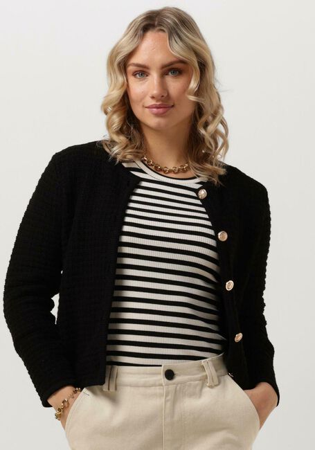 Zwarte NEO NOIR Vest LIMONE KNIT JACKET | Omoda