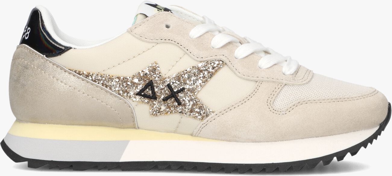 Beige SUN68 Sneakers STARGIRL GLITTER LOGO | Omoda