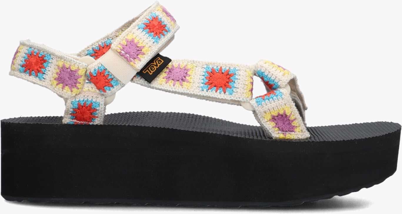 Multi TEVA Sandalen W FLATFORM UNIVERSAL CROCHET | Omoda
