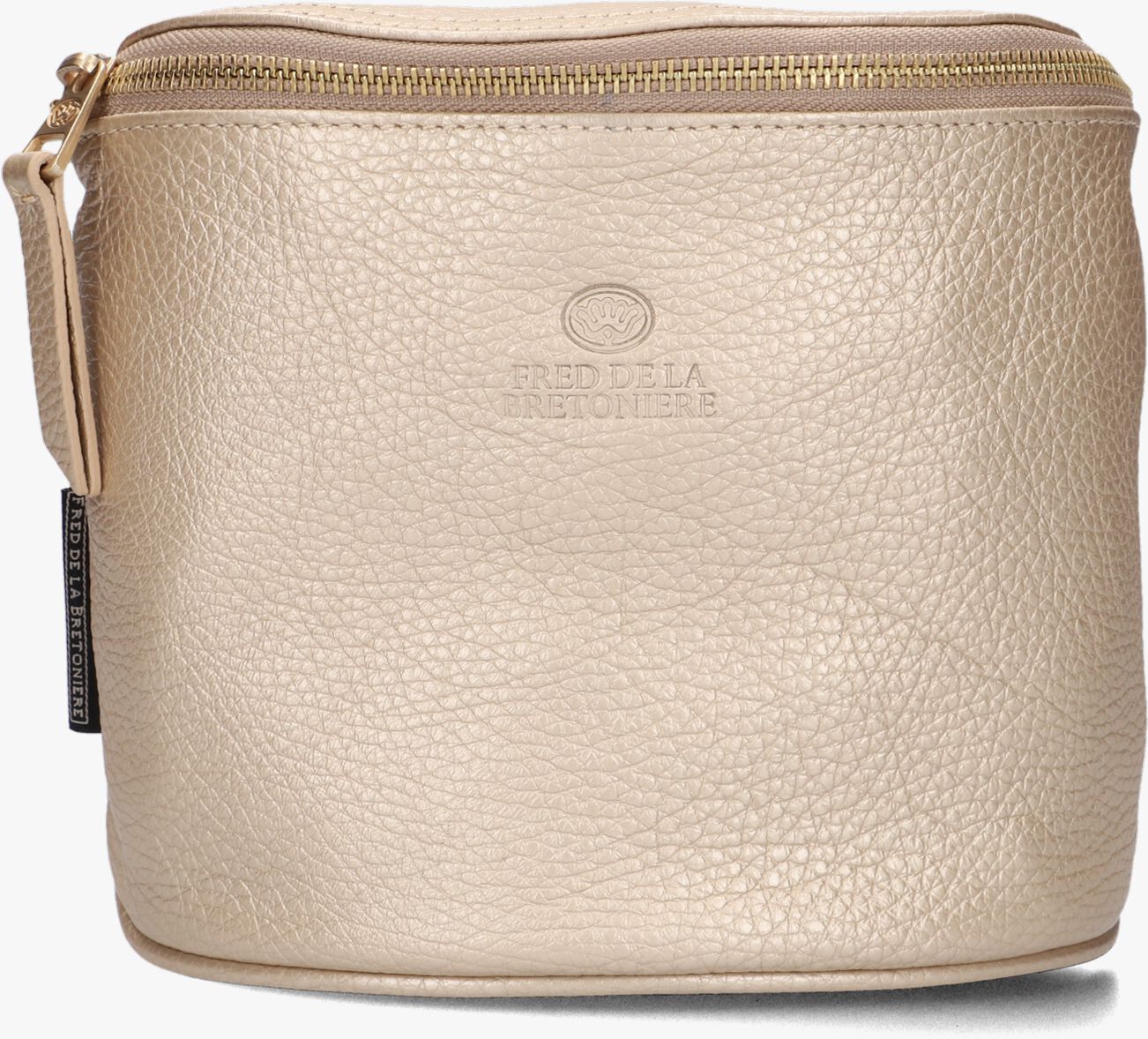 Gouden FRED DE LA BRETONIERE Schoudertas 0448 CROSSBODY METALLIC S | Omoda