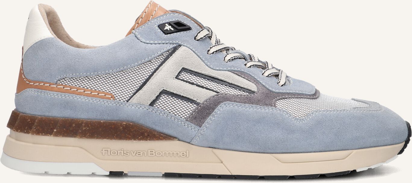 Blauwe FLORIS VAN BOMMEL Sneakers SFM-10153 DE RUNNER | Omoda