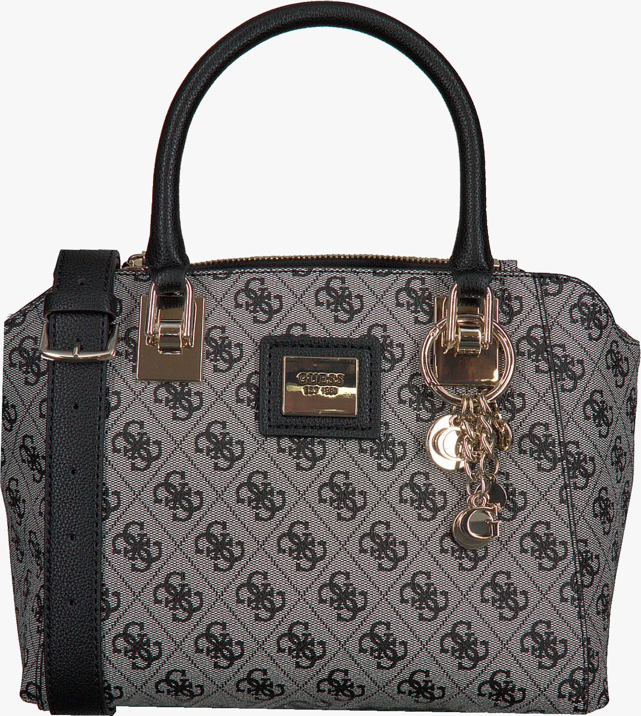 GUESS Sac à main CANDACE SOCIETY SATCHEL en noir | Omoda