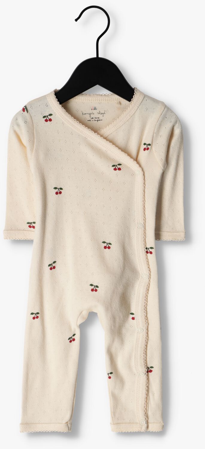 Gebroken wit KONGES SLOJD MINNIE NEWBORN ONESIE GOTS | Omoda