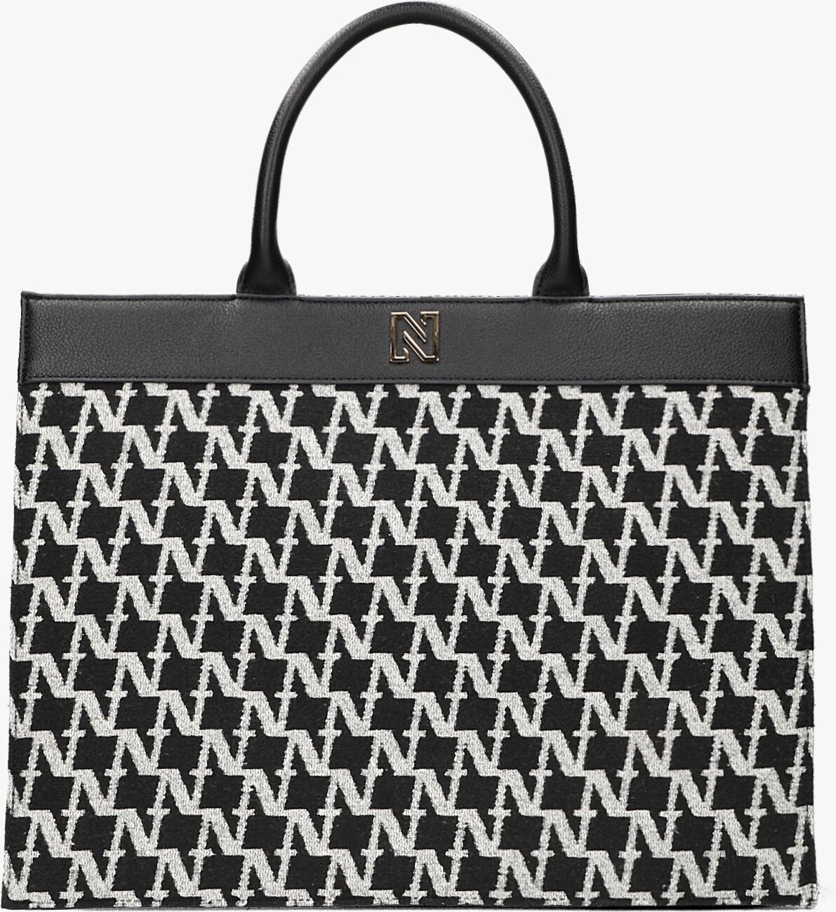 Zwarte NIKKIE Shopper TWEED SHOPPER | Omoda