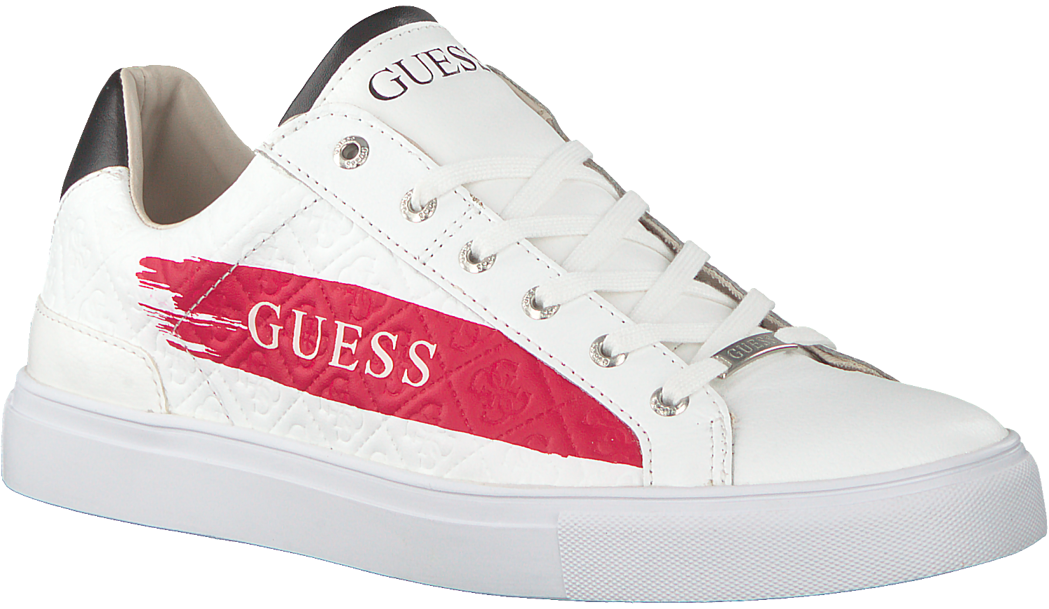 GUESS Baskets LUISS en blanc | Omoda