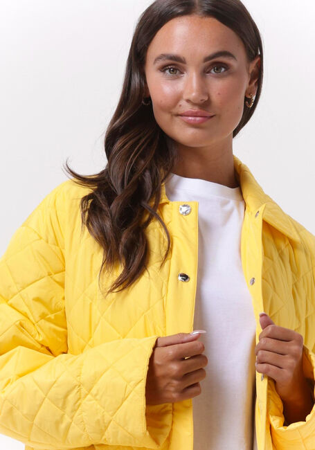 Gele TOMMY HILFIGER Gewatteerde jas QUILTED SORONA LONG SHACKET | Omoda