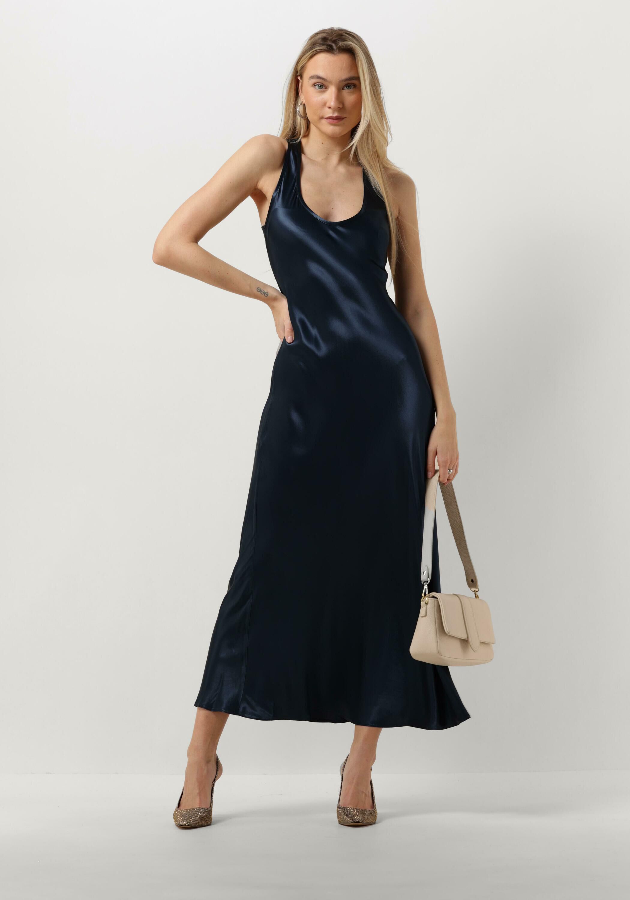 GREEK ARCHAIC KORI Robe midi 130482 Bleu foncé | Omoda