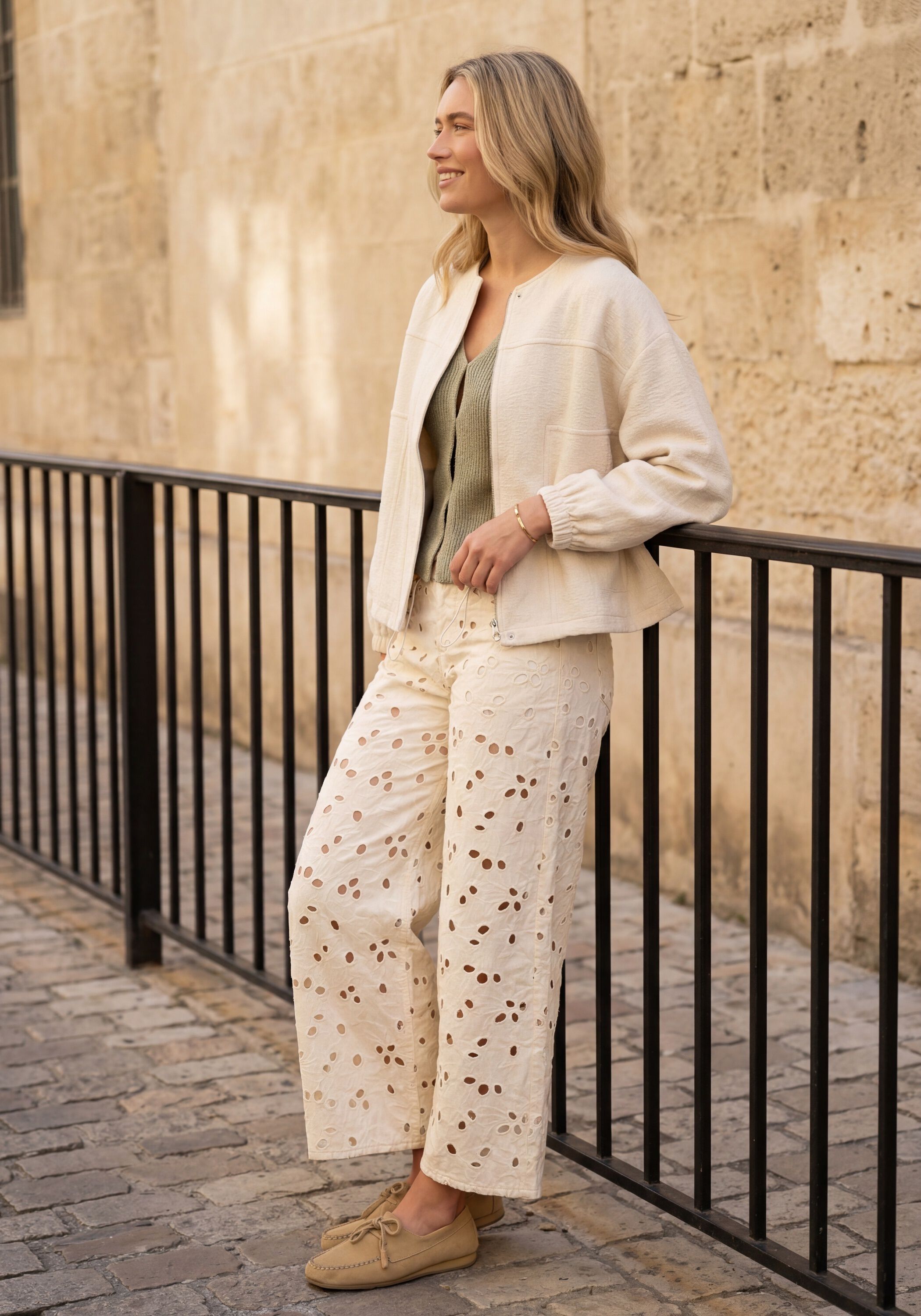 Beige EDITED TABEA JEANS | Omoda