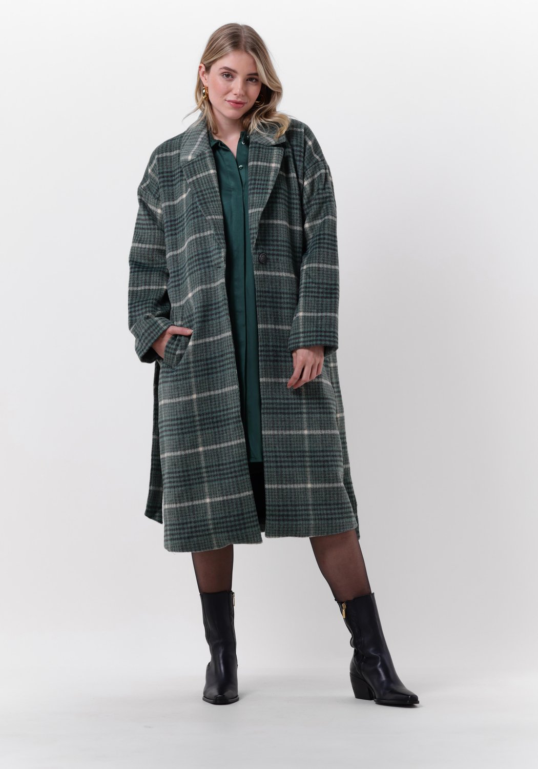 Groene BRUUNS BAZAAR Mantel NOISETTE JEZZE COAT | Omoda