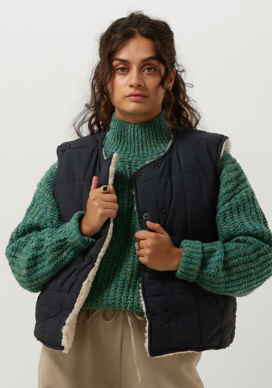 Zwarte BY-BAR Bodywarmer JOELLE JACKET | Omoda