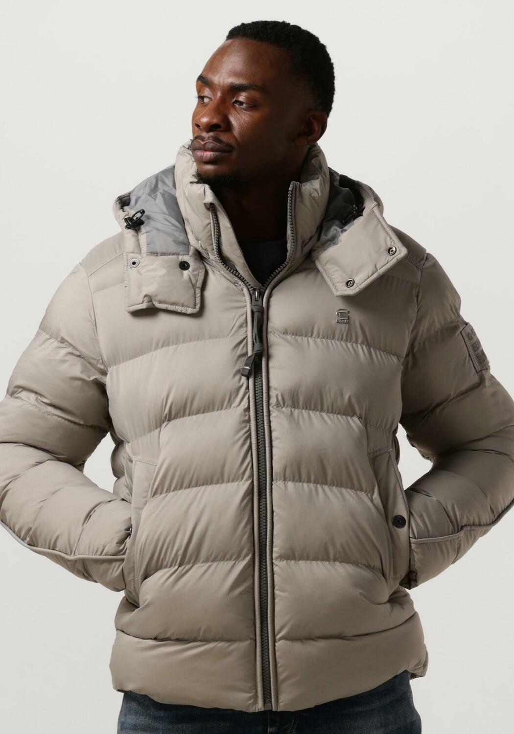 Grijze G-STAR RAW Gewatteerde jas G-WHISTLER PDD HDD JKT | Omoda