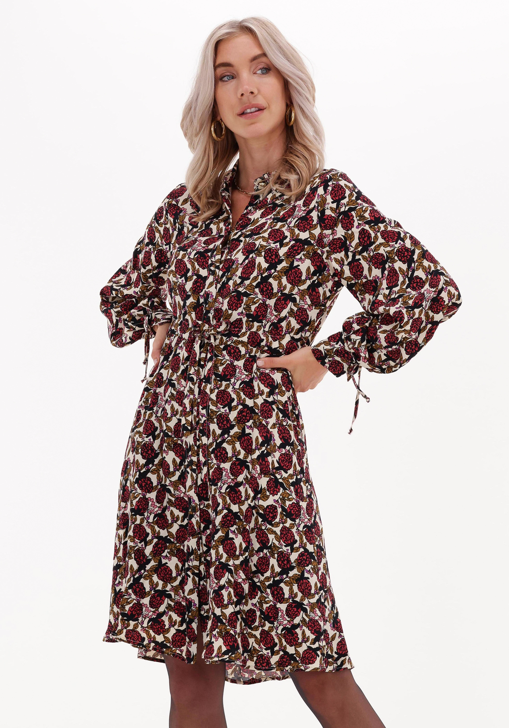 Rode FABIENNE CHAPOT Mini jurk FRIDA BOW DRESS | Omoda