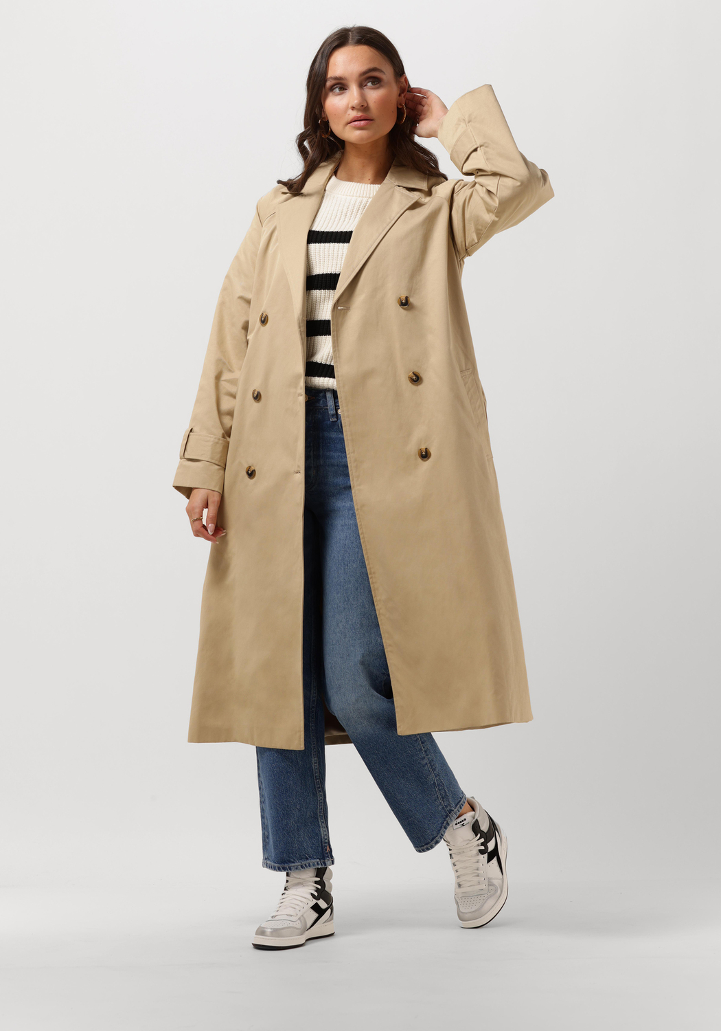 Beige OBJECT Jassen OBJCLARA KEILY TRENCH COAT | Omoda