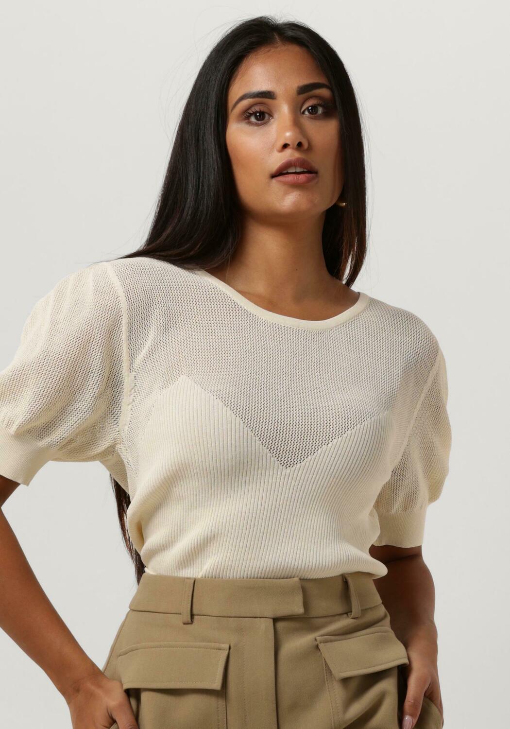 Ecru AAIKO Top ELLEN RAY 302 | Omoda
