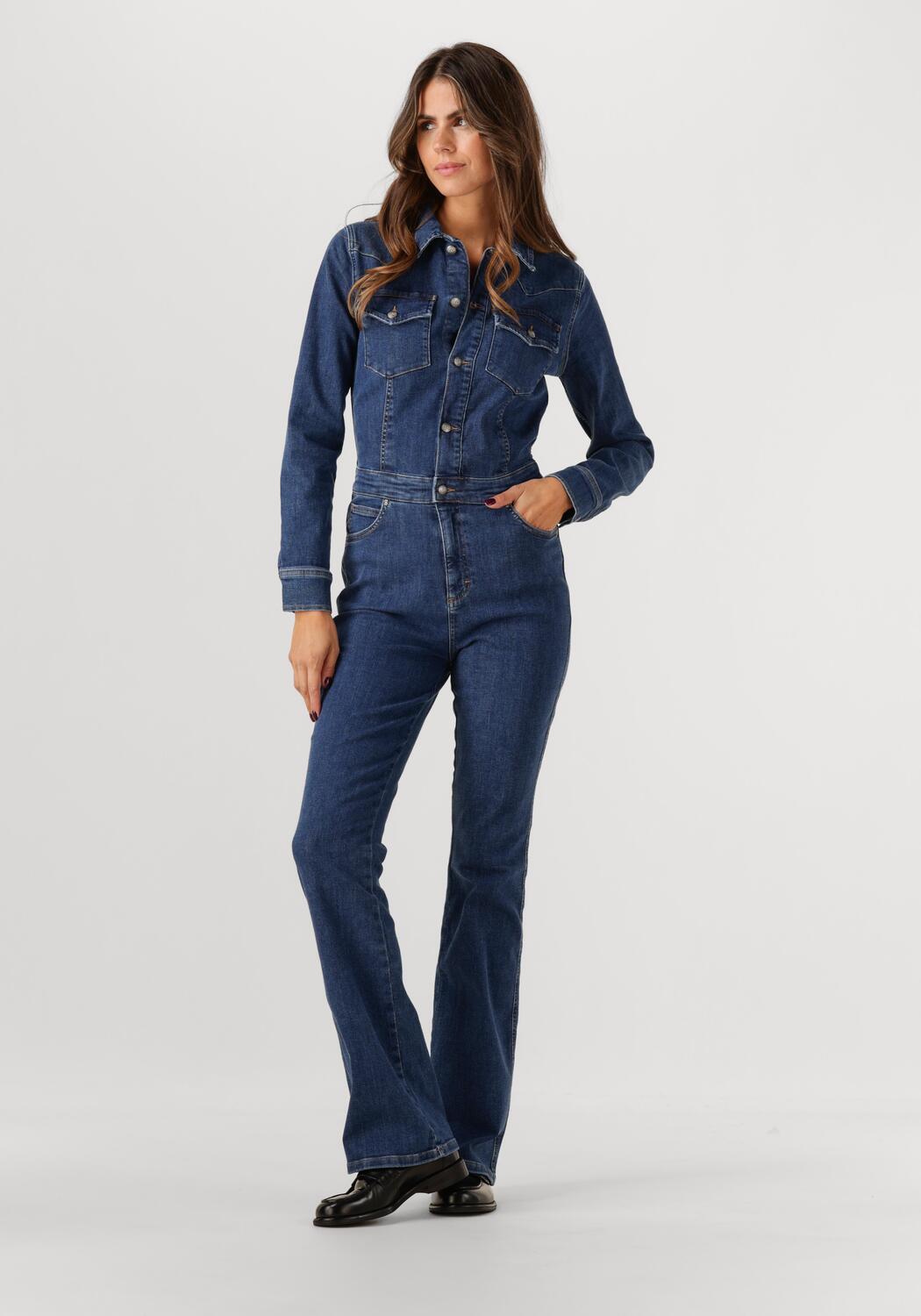 Donkerblauwe LEE Jumpsuit WESTERN JUMPSUIT | Omoda