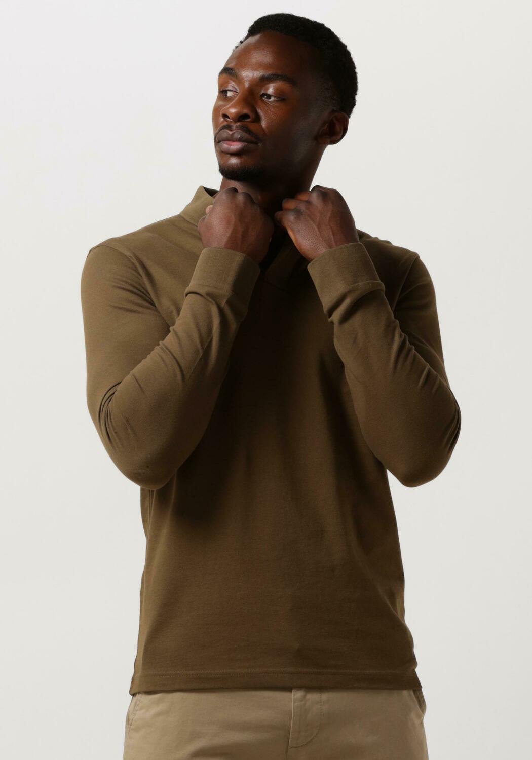 Groene BOSS ORANGE Polo PASSERBY | Omoda