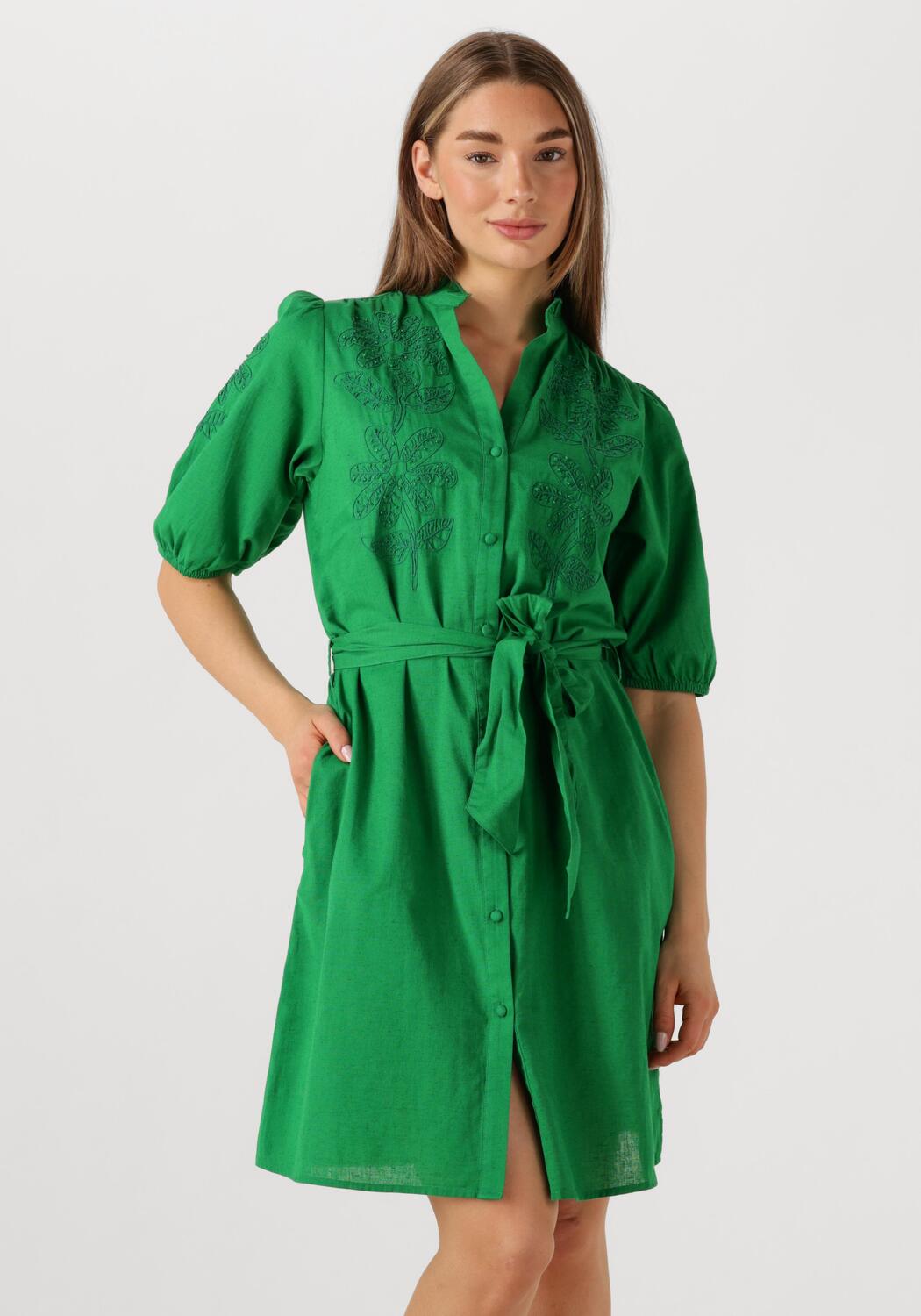 Groene FABIENNE CHAPOT Mini jurk GEORGE DRESS | Omoda