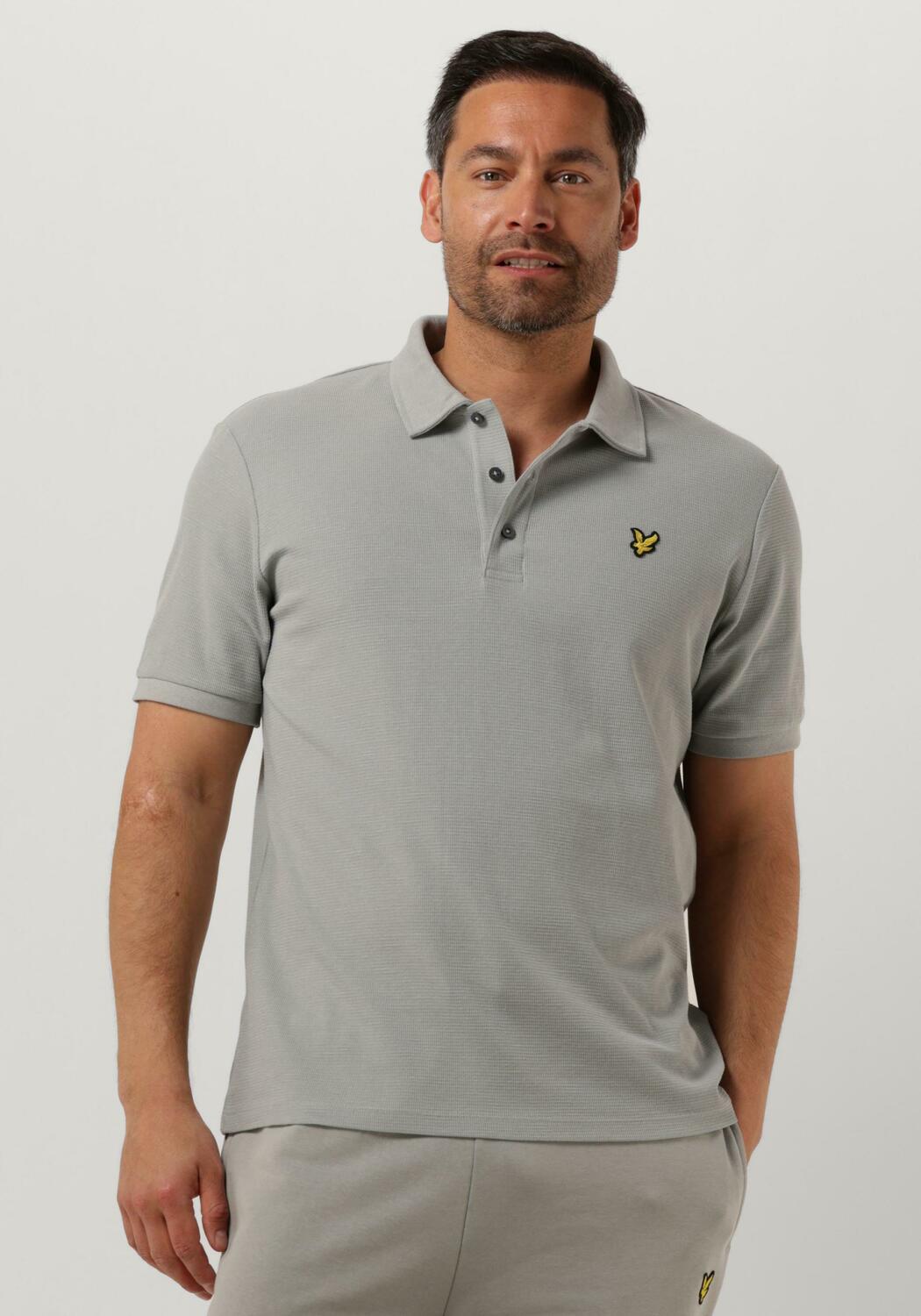 Grijze LYLE & SCOTT Polo MILANO TRIM POLO SHIRT | Omoda